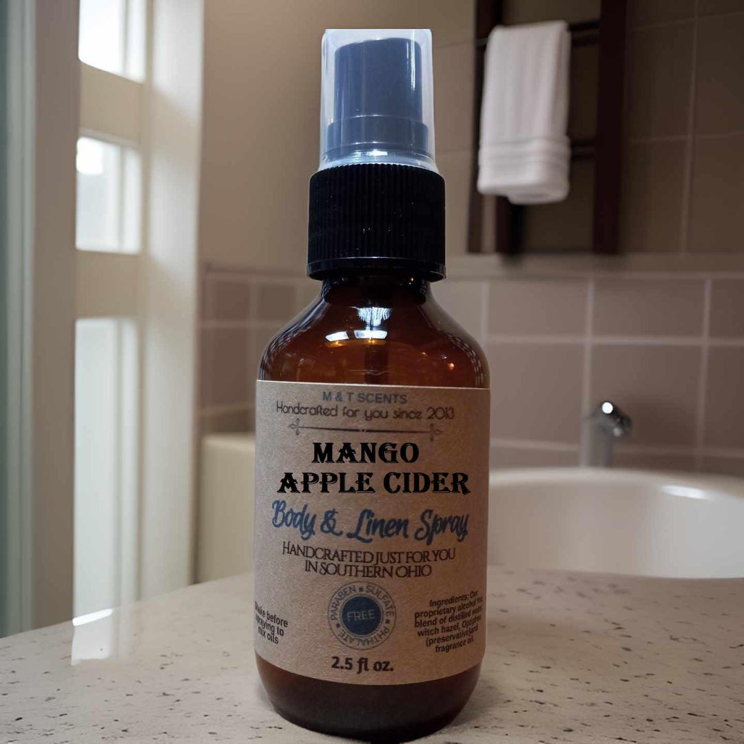 APPLE MANGO CIDER Scented Body, Linen, Hair Spray Mist 2.5oz Blend of ...