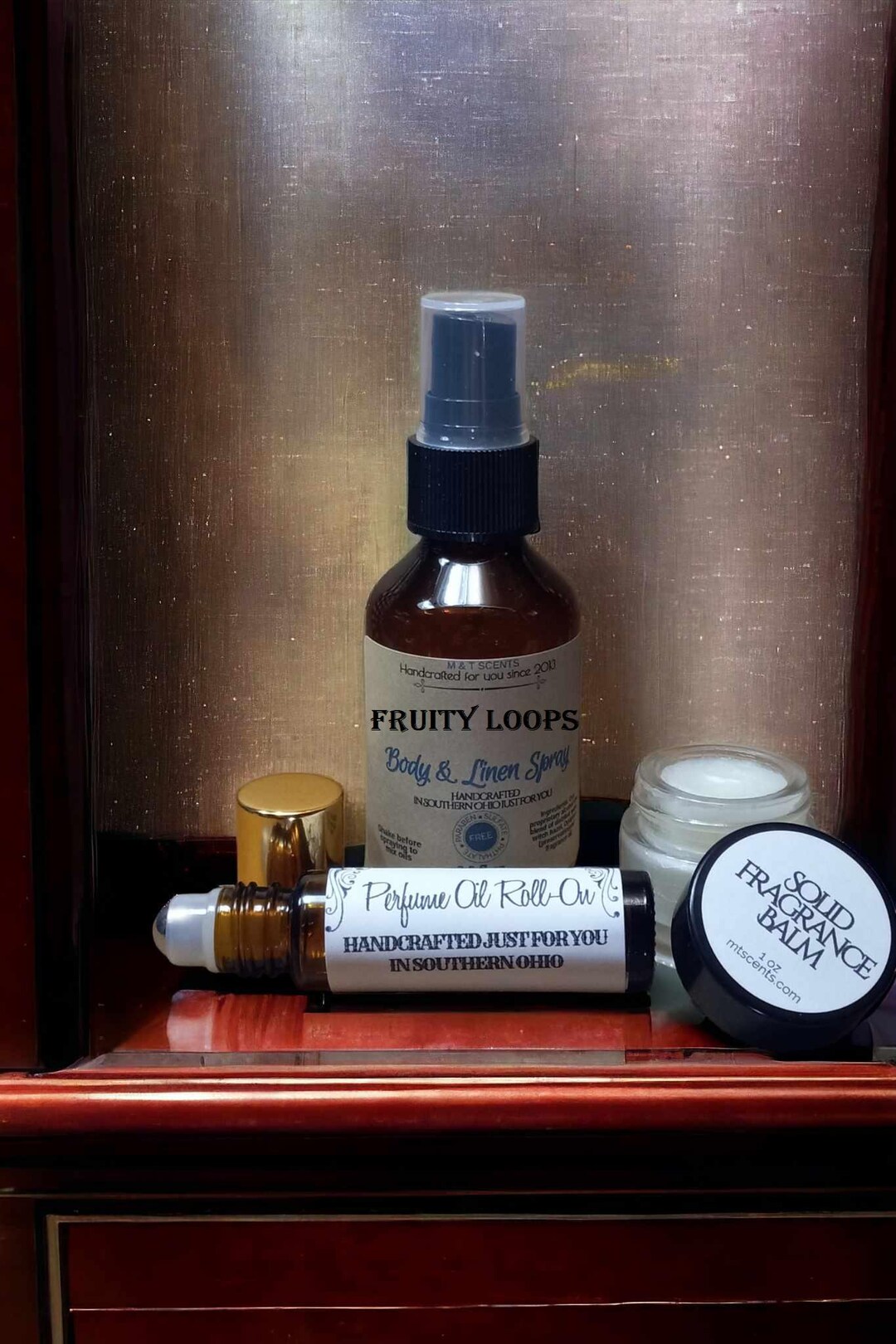 FRUIT LOOPS Scented 3 Piece~ (1) Body Spray, (1) Roll-on Perfume (1 ...