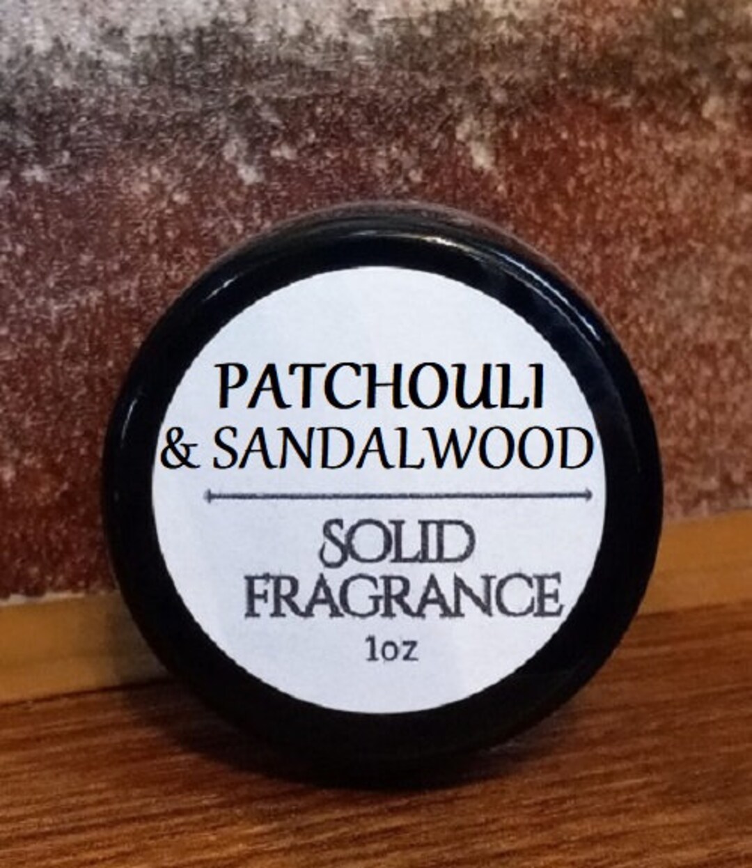 PATCHOULI SANDALWOOD Solid Fragrance Balm Retro Vintage Look - Etsy