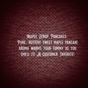 MAPLE SYRUP PANCAKES Room & Clothing Spray, Great, Super Strong Scent 4 ...
