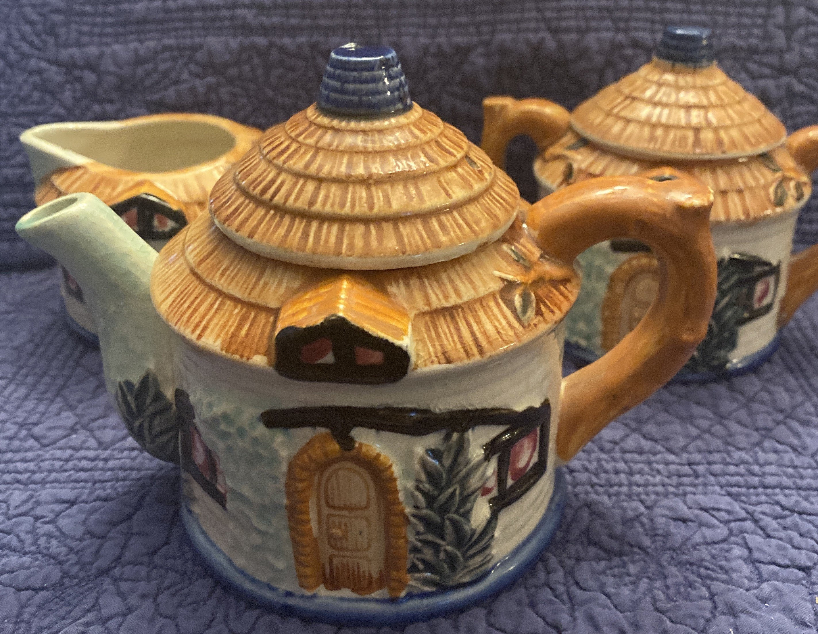 Cottage House Tea Set - Etsy