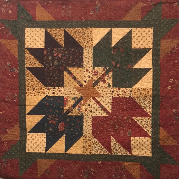 Maple Leaf Quilt - Etsy