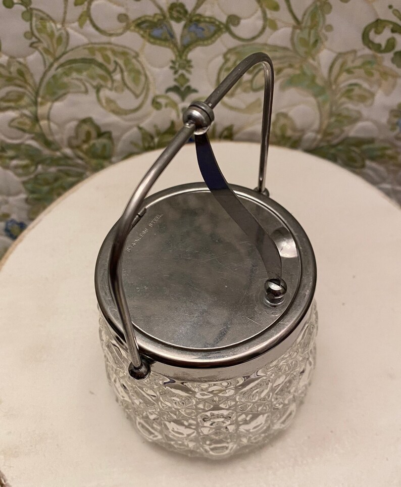 Depression Glass Jam Jar - Etsy