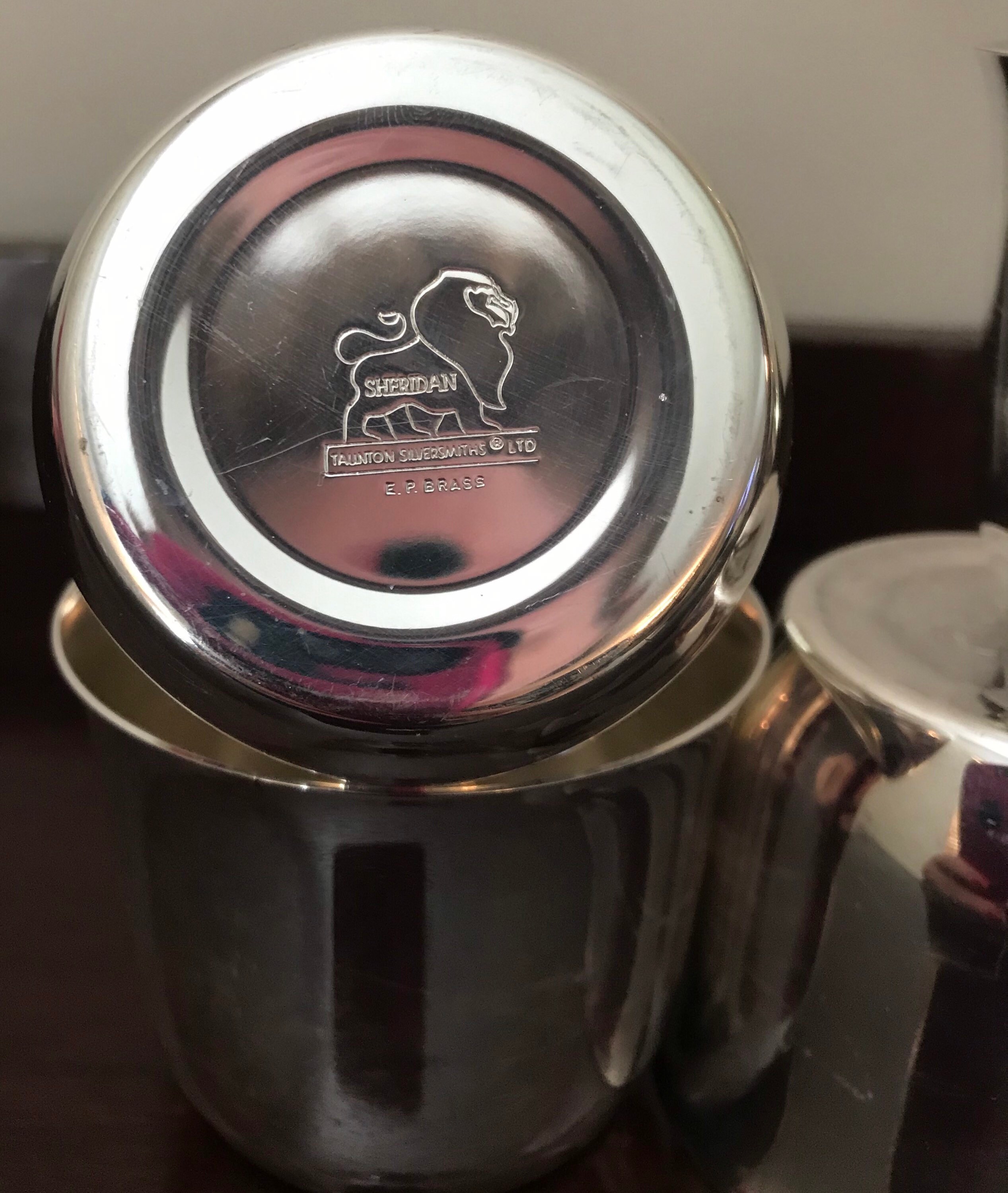 Set of Vintage Sheridan Silverplate Cups - Etsy