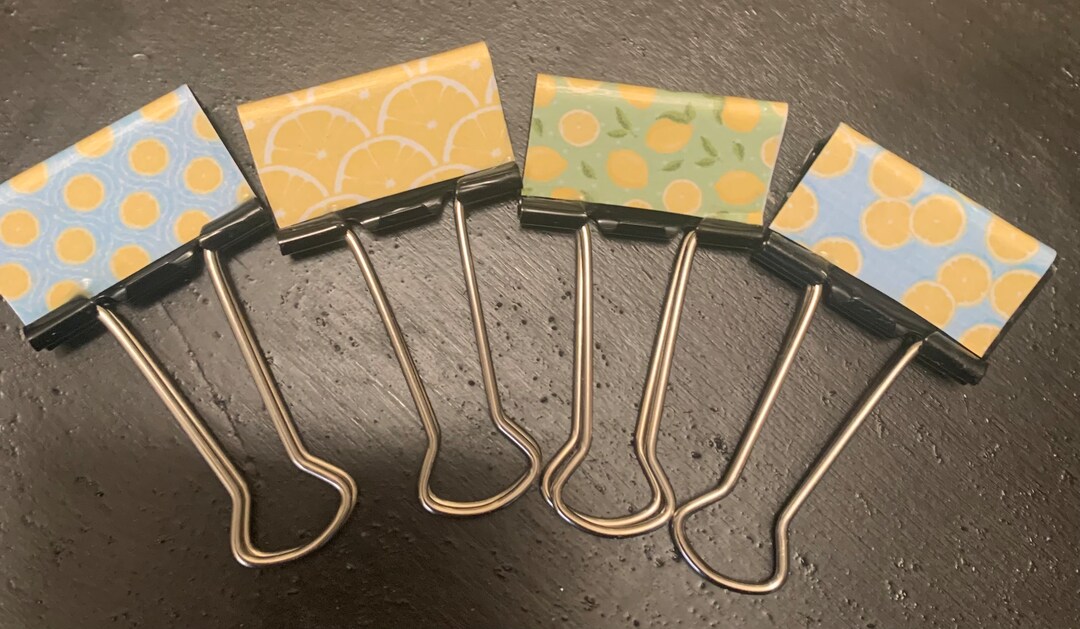 I Love Lemons - Set of 4 Clips for 9.00 - Etsy