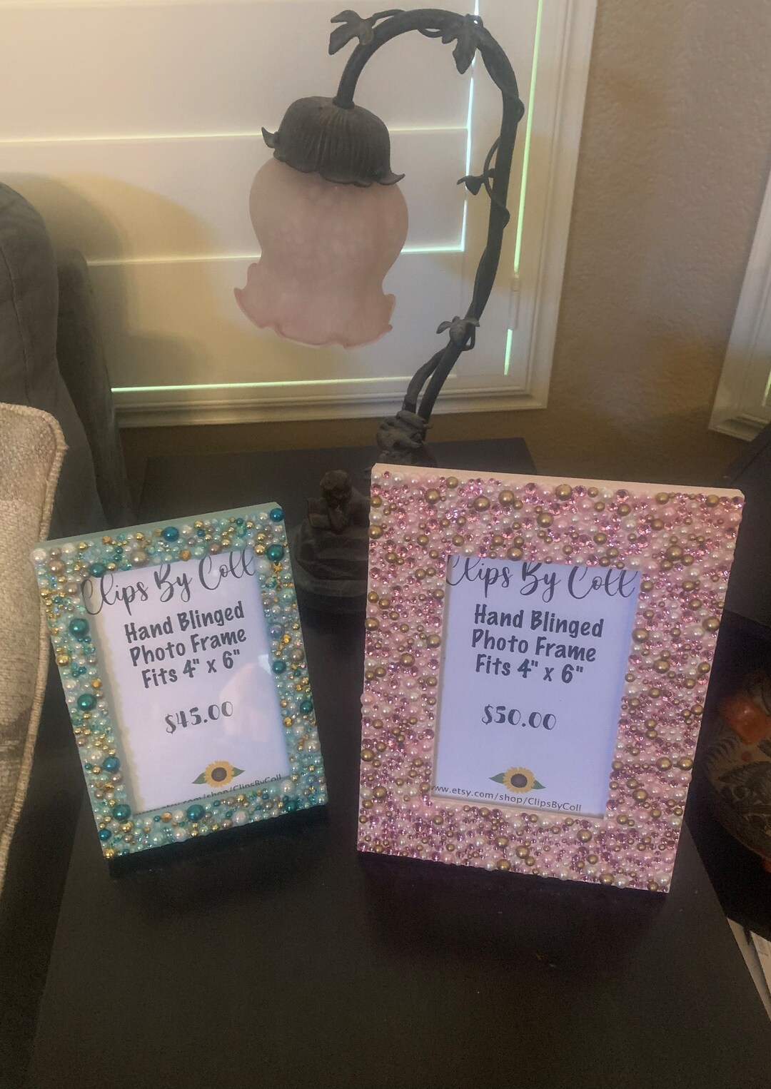 Hand Blinged Photo Frames for 4” X 6” Photos - Etsy