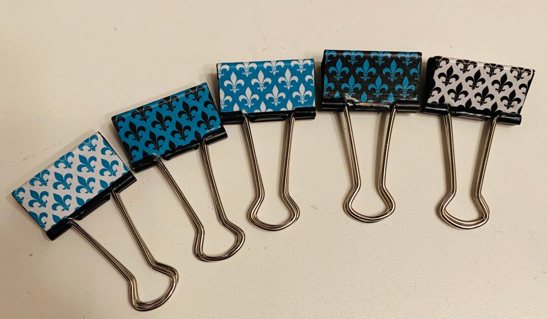 Fleur De Lis Medium Binder Clips - 2.25 per Clip - Etsy