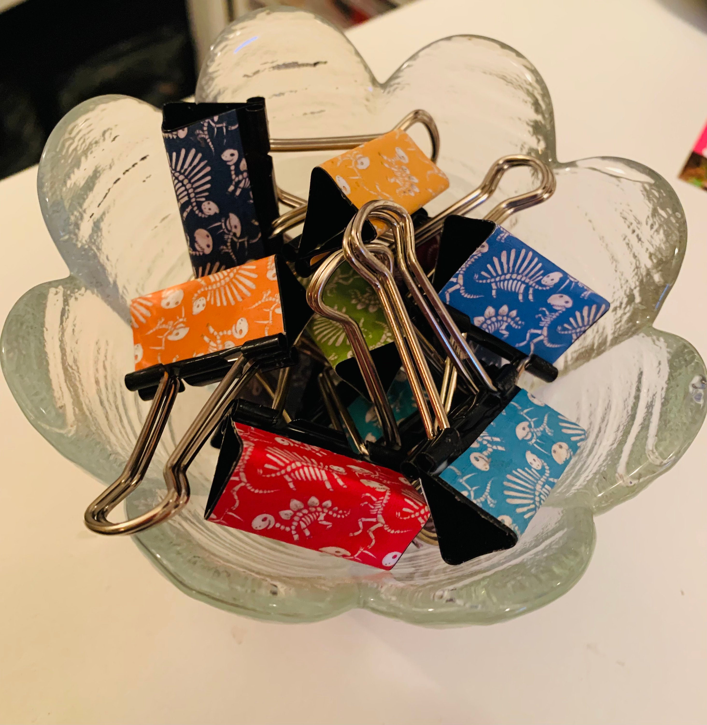 Binder Clip Dinosaur