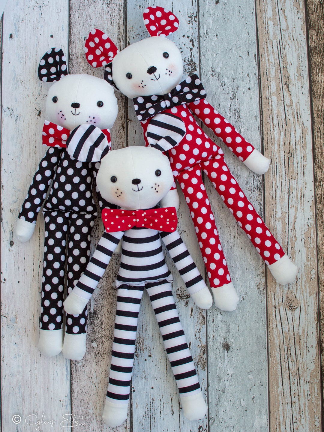 Mouse Doll 'FERGUS the MOUSE' Soft Toy, Plushie, PDF Sewing Pattern - Etsy