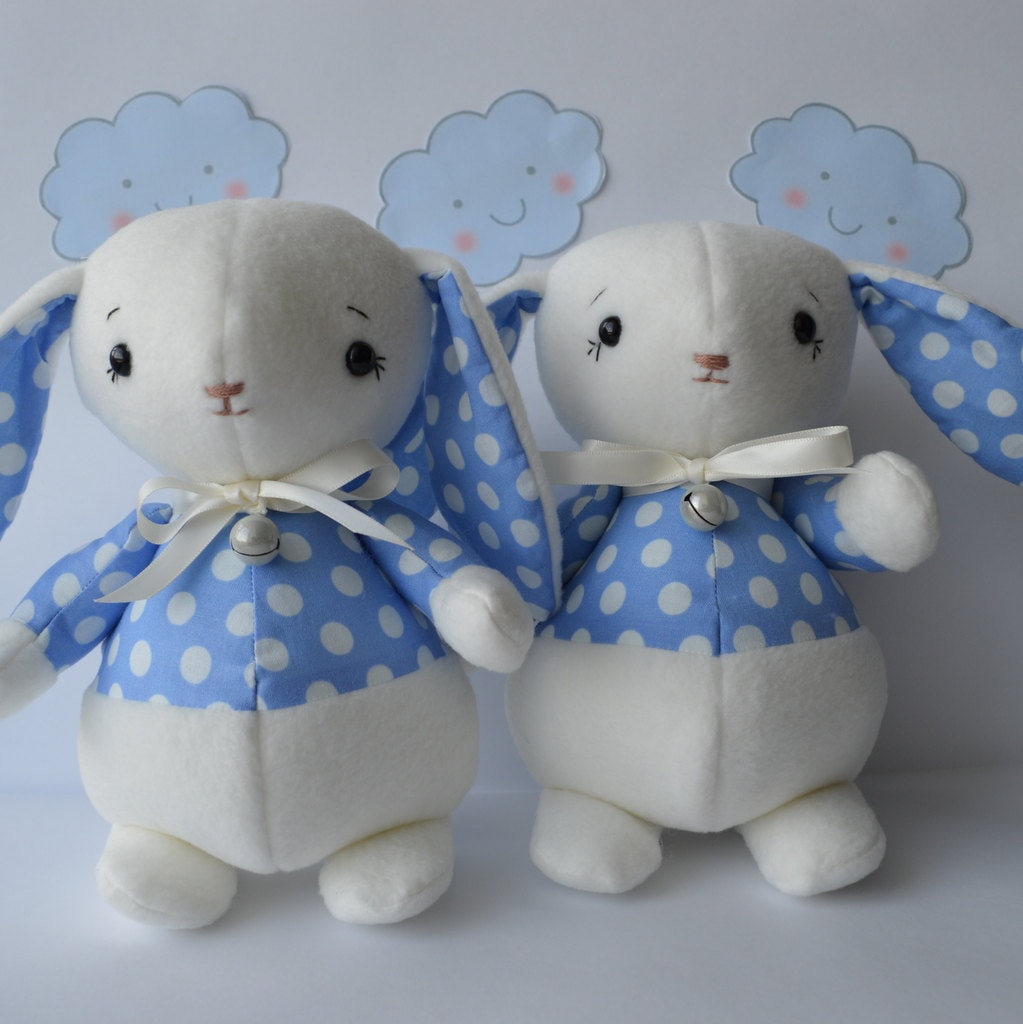 Rabbit Toy 'OLLIE' the Roly-poly Rabbit Soft Toy - Etsy