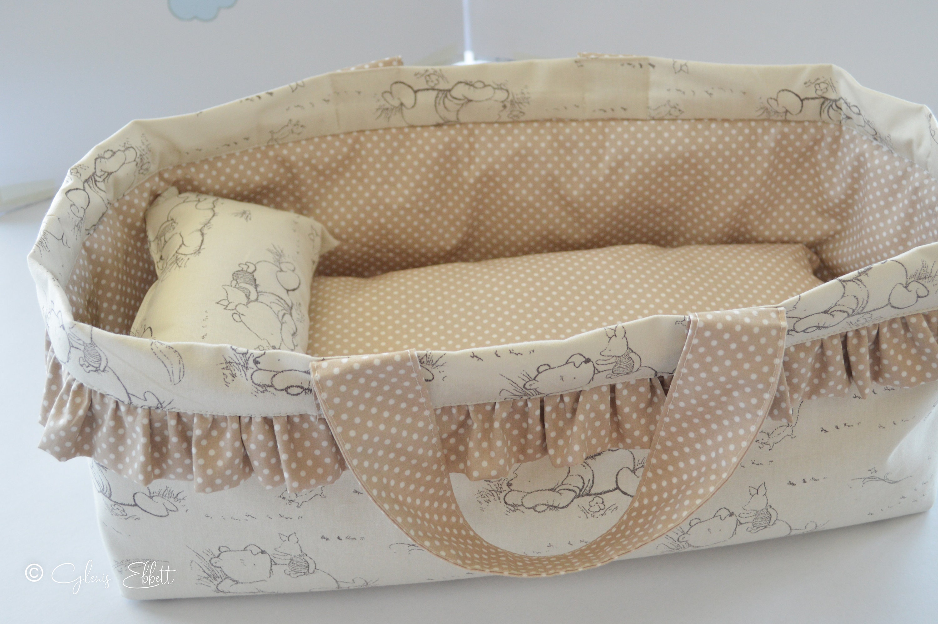 Simple Dolls Carrycot Carry Bed Moses Basket PDF Sewing - Etsy Canada