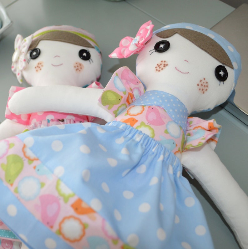 Dressed Doll 'POPPY DOLLY' Soft Toy Plushie PDF | Etsy