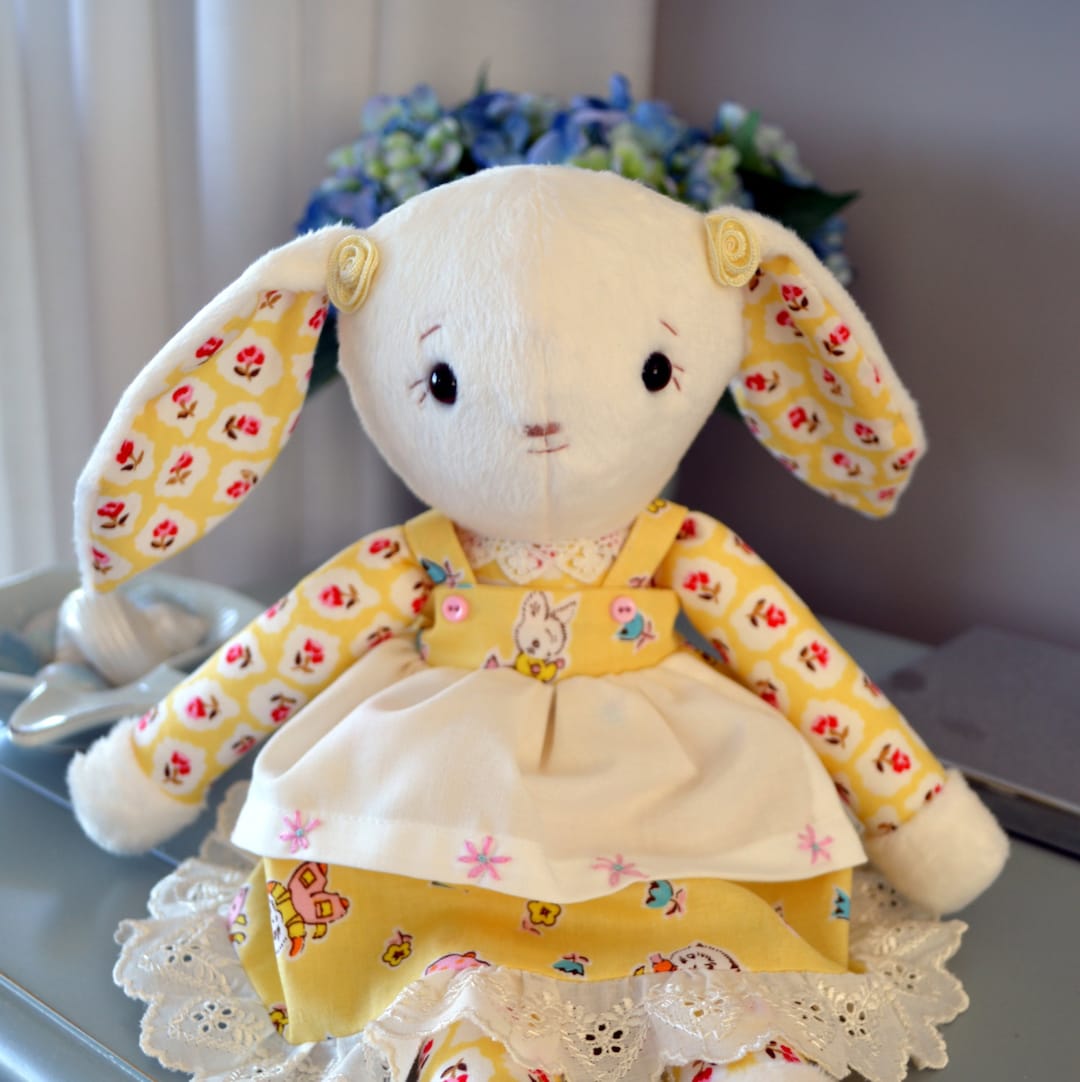 Baby Bindi Bunny Doll: Soft Plush Rabbit Toy (PDF Sewing Pattern) - Etsy