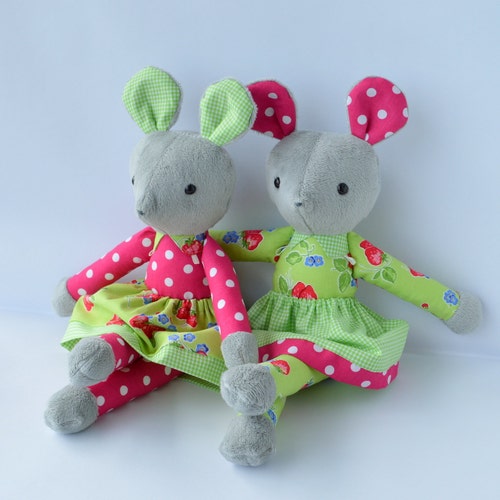 Little 'country Mouse' Doll Soft Toy Plushie PDF - Etsy