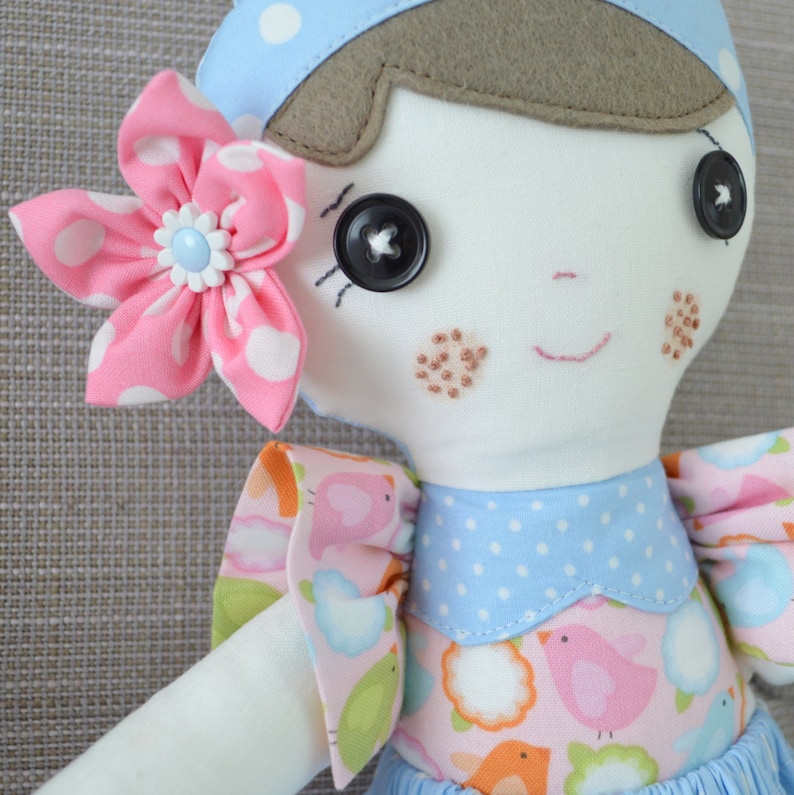 Dressed Doll 'POPPY DOLLY' Soft Toy Plushie PDF | Etsy
