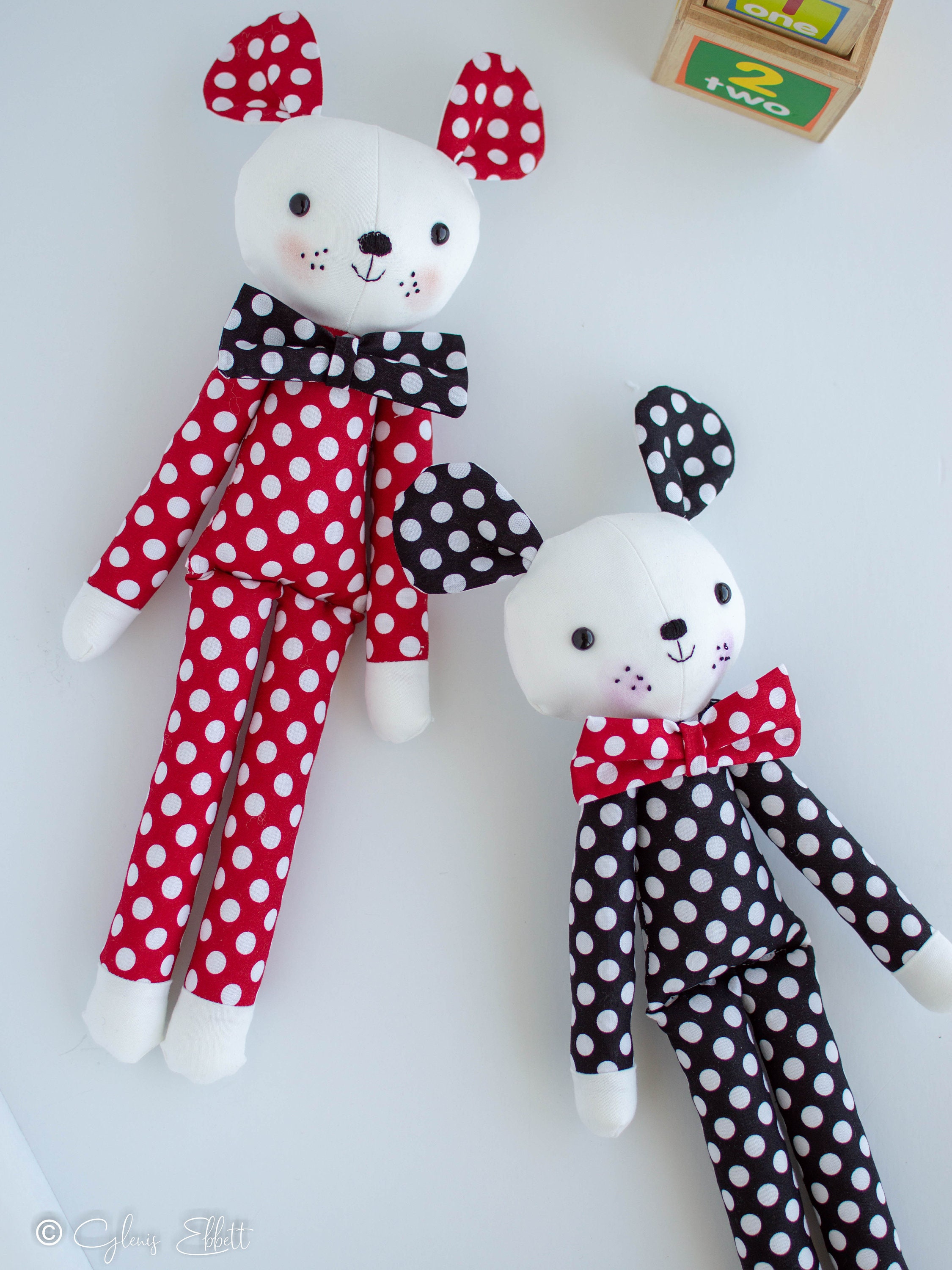 Mouse Doll 'FERGUS the MOUSE' Soft Toy Plushie PDF | Etsy Australia