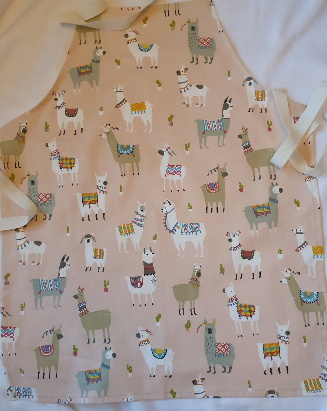 Adult, Llama Pink Cookery Adult Apron / Overall / Pinny - Etsy