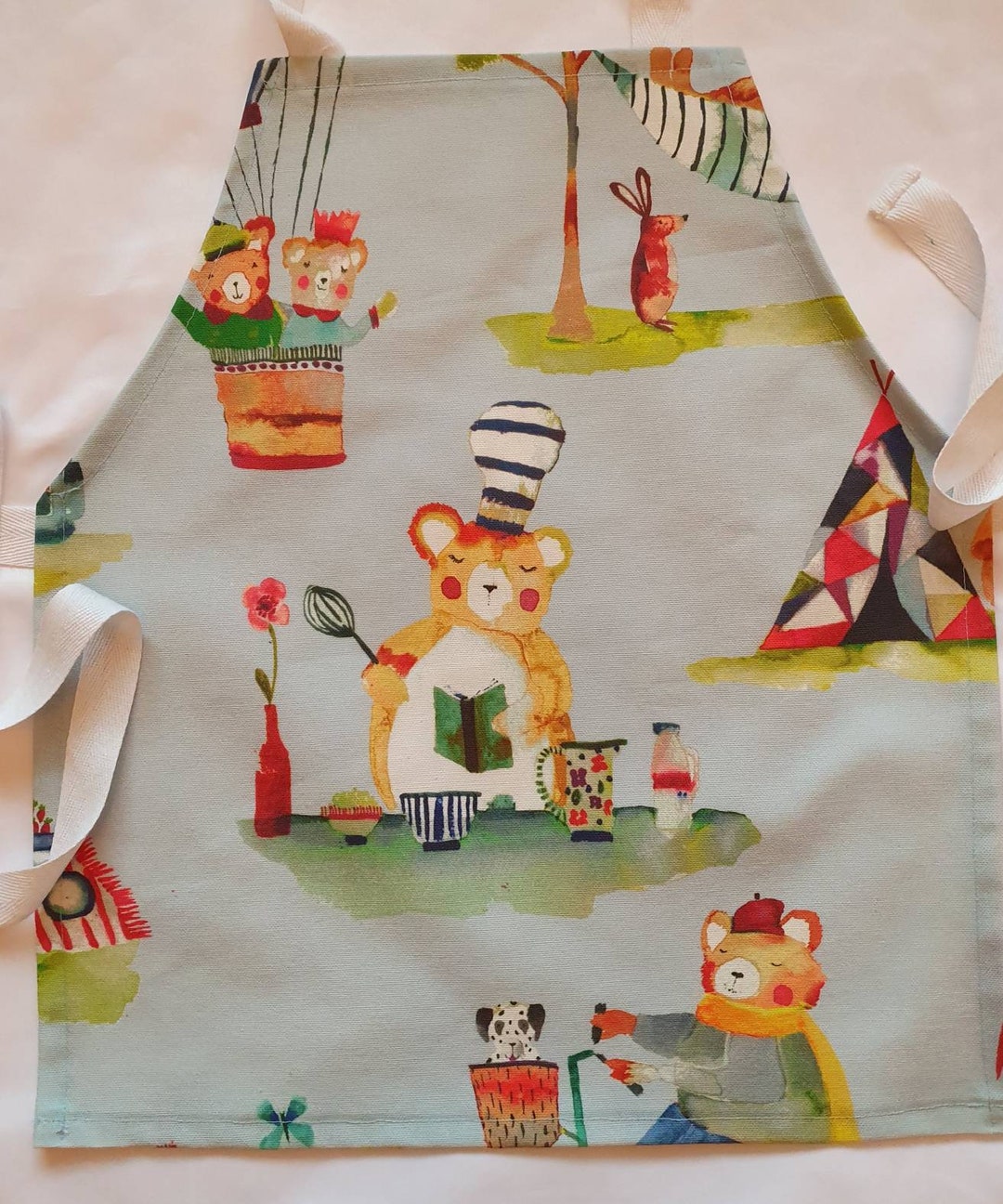 Teddy Bears Day Out Children's Apron / Pinny / Toddler Apron/ Overall ...