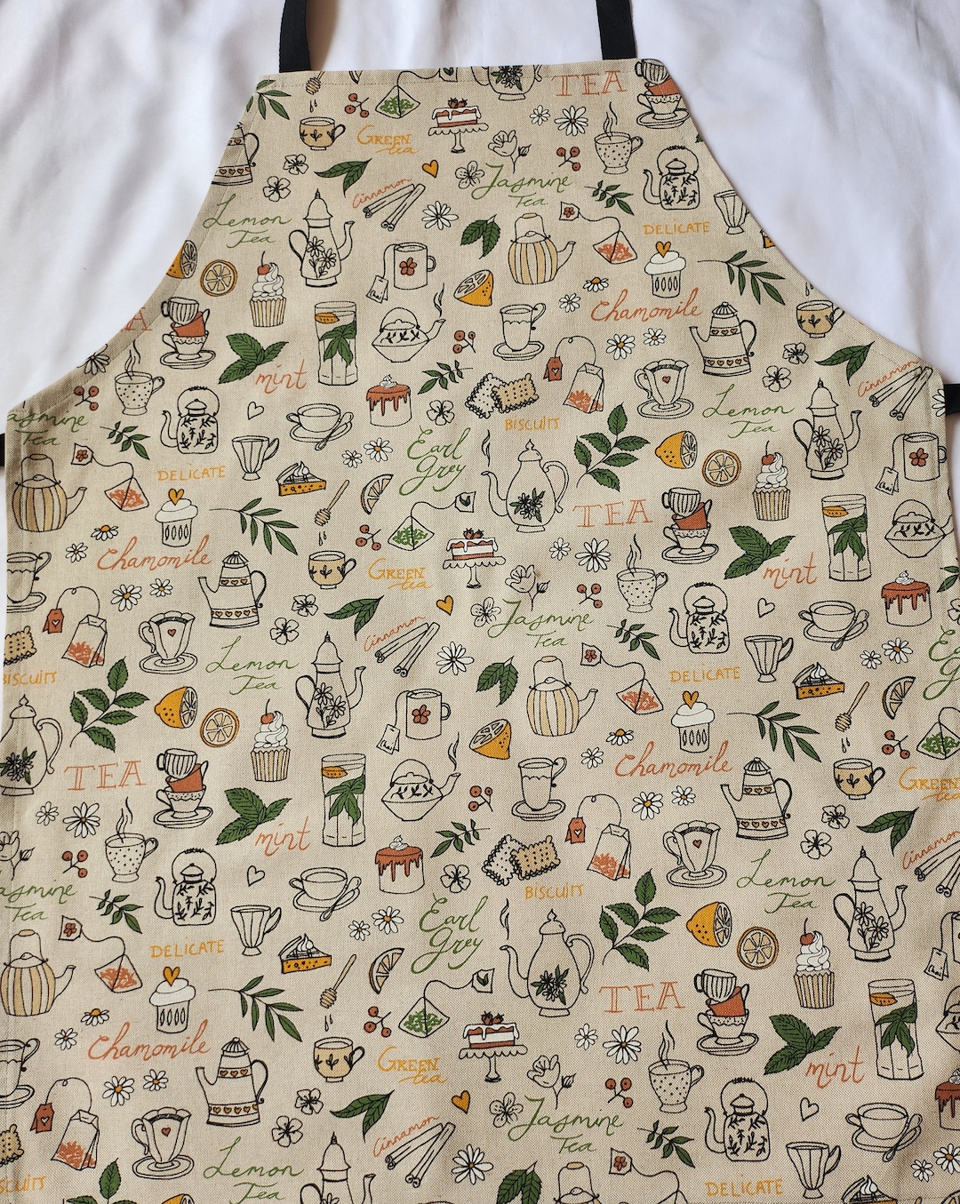 Ladies Time for Tea Baking Adult Apron / Overall / Pinny - Etsy