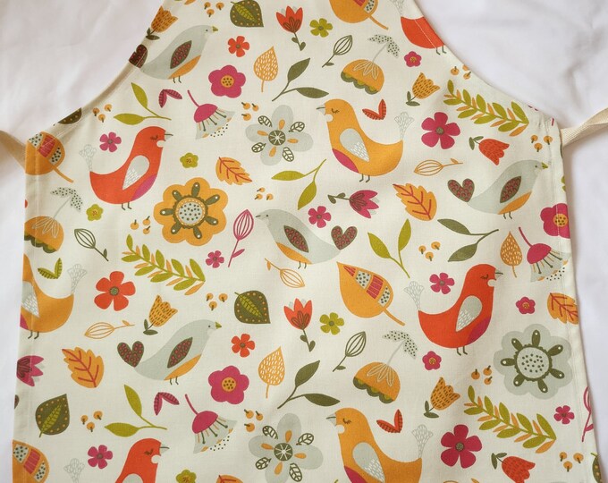 Bird and Flower Cookery Age 10yrs - 12yrs Apron - Etsy