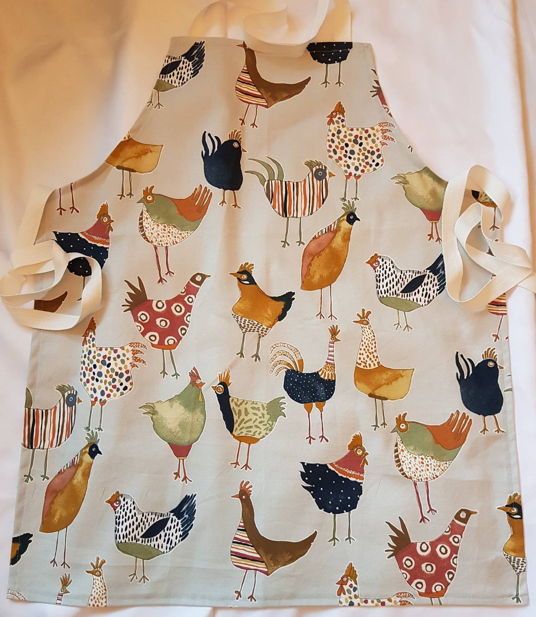 Adult, Blue Chicken Cookery Adult Apron / Overall / Pinny (slight ...