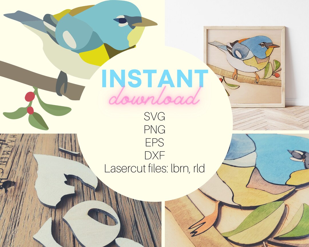 Commercial Use SVG PNG DXF Rld Lbrn and Ai File, Northern Parula Bird ...