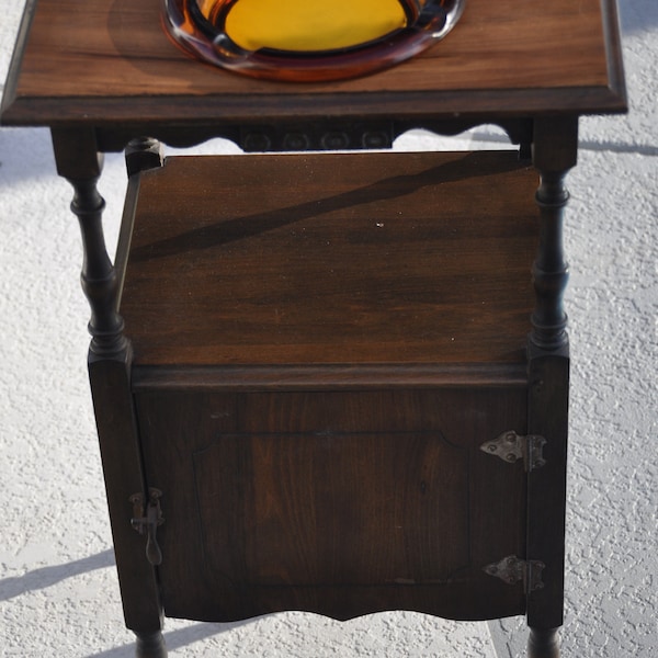 Antique Smoke Stand - Etsy