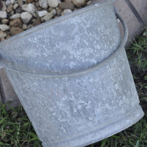 Vintage Metal Farm/shop Pail - Etsy