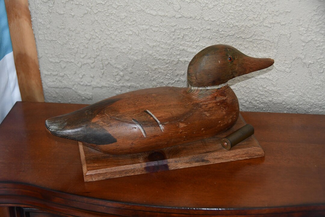 Vintage Duck Decoy Display Piece - Etsy