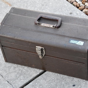 Vintage Handicraft Tool Box - Etsy