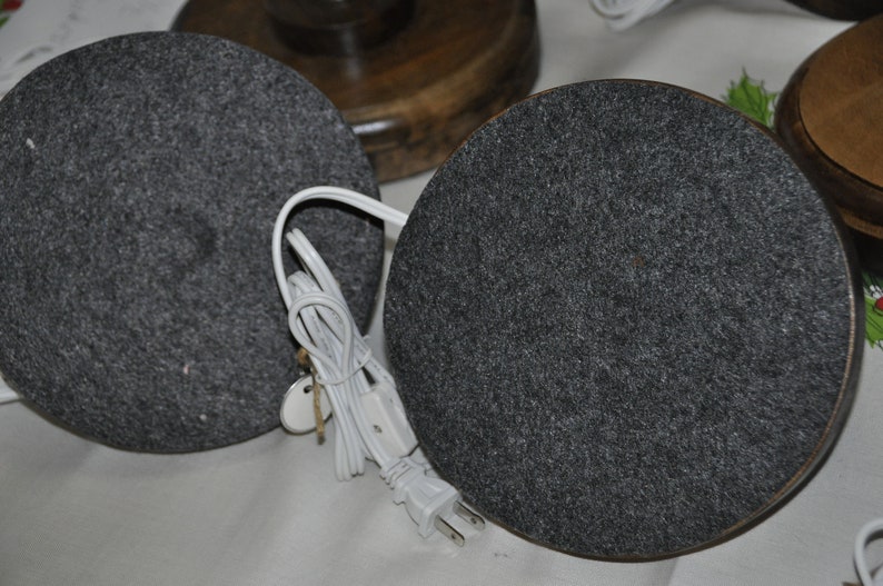 Wood Ceramic Christmas Tree Base With Light | Etsy