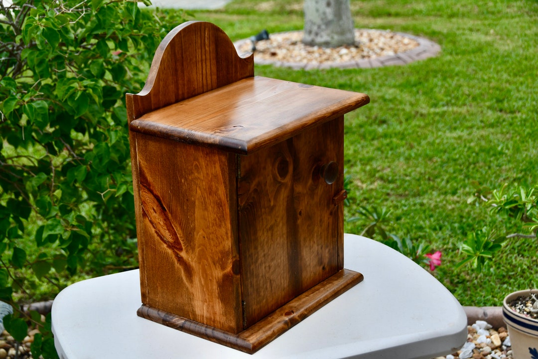 Rustic Wood Small Storage Cabinet - Etsy