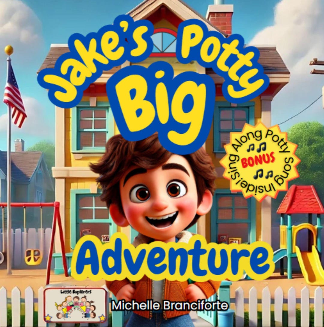 Jake's Big Potty Adventure | Children's Story Book About Potty Training ...