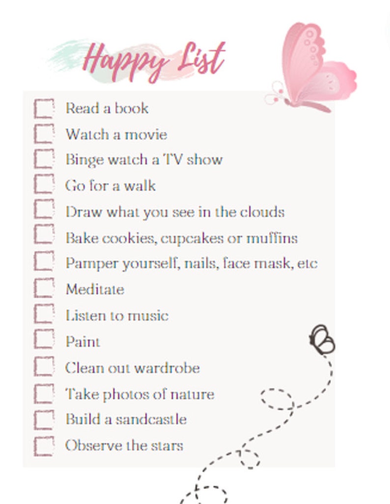 Meditation Tracker, Self Care Bundle, Happiness Tracker, Affirmations ...