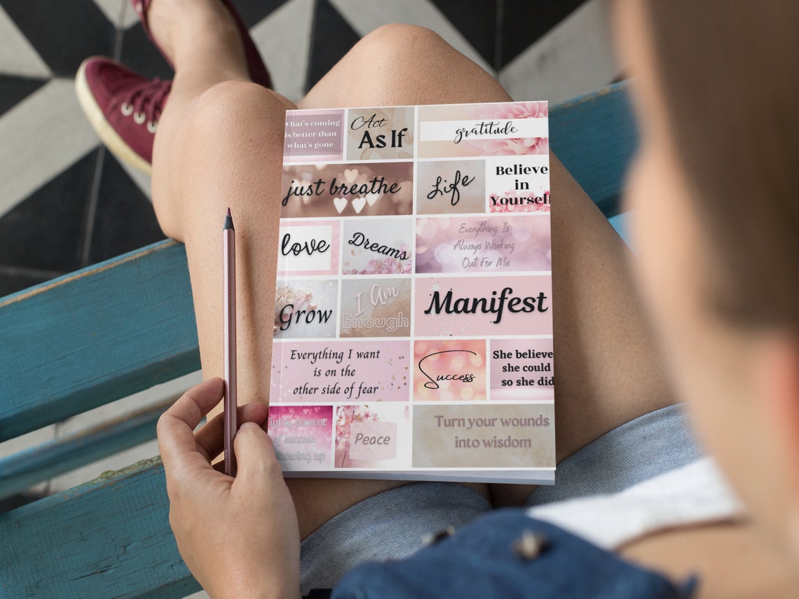 Vision Board Printable Affirmations Daily Affirmations Wall Collage Kit ...