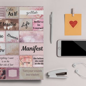 Vision Board | Positive Affirmations| Wall Collage | Manifest Your ...