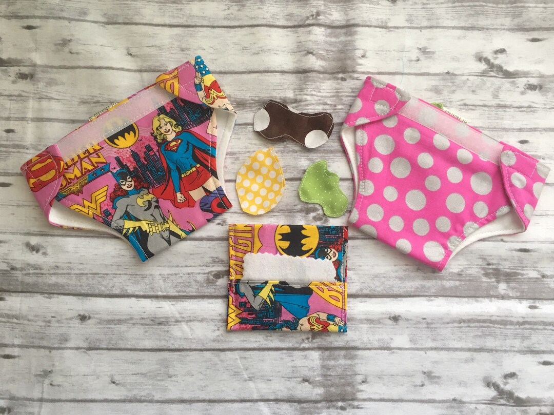Doll Diapers and Wipes Set, Mini Mommy, New Big Sister, Pee Poop ...
