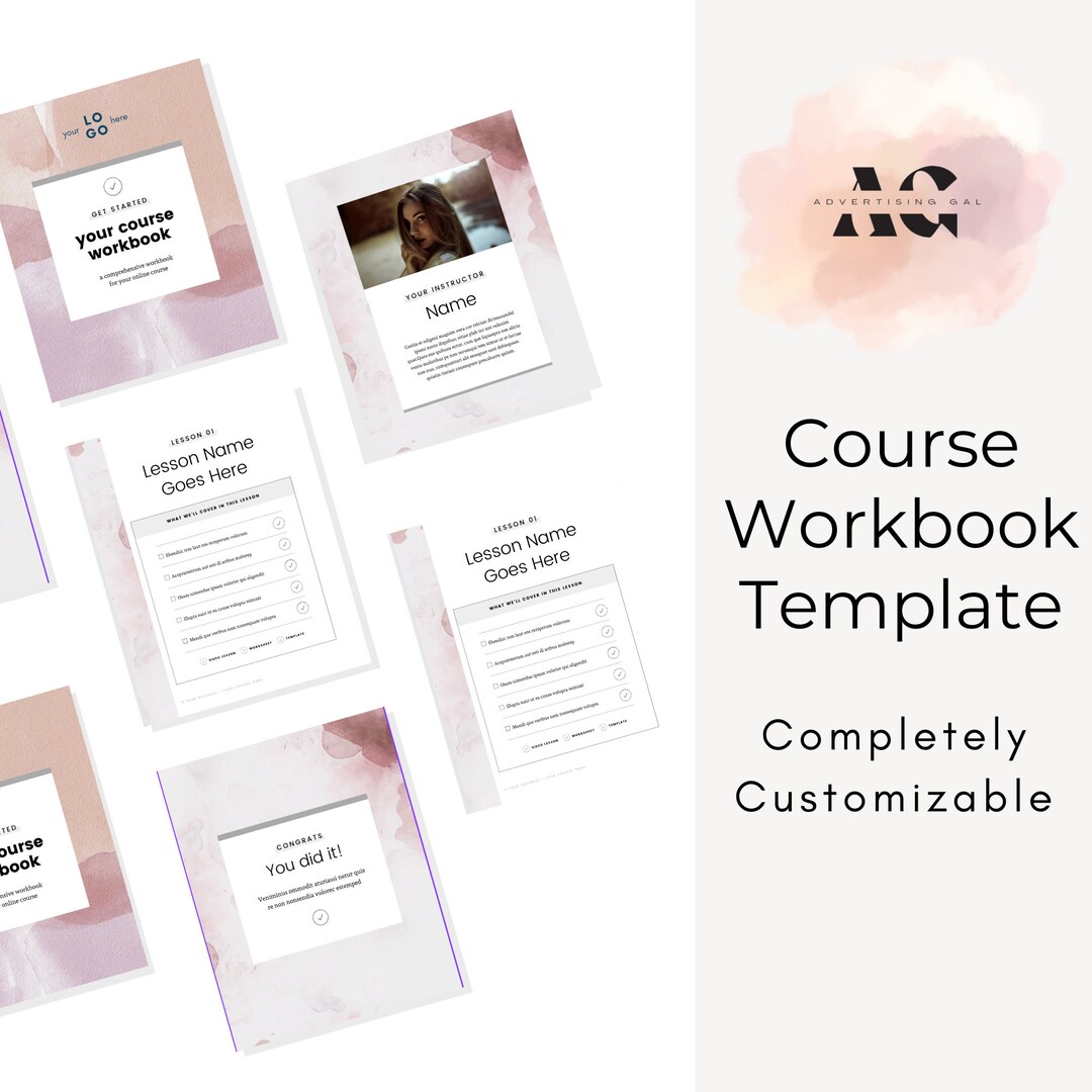 Workbook Template Course Workbook Template Course Workbook Course ...