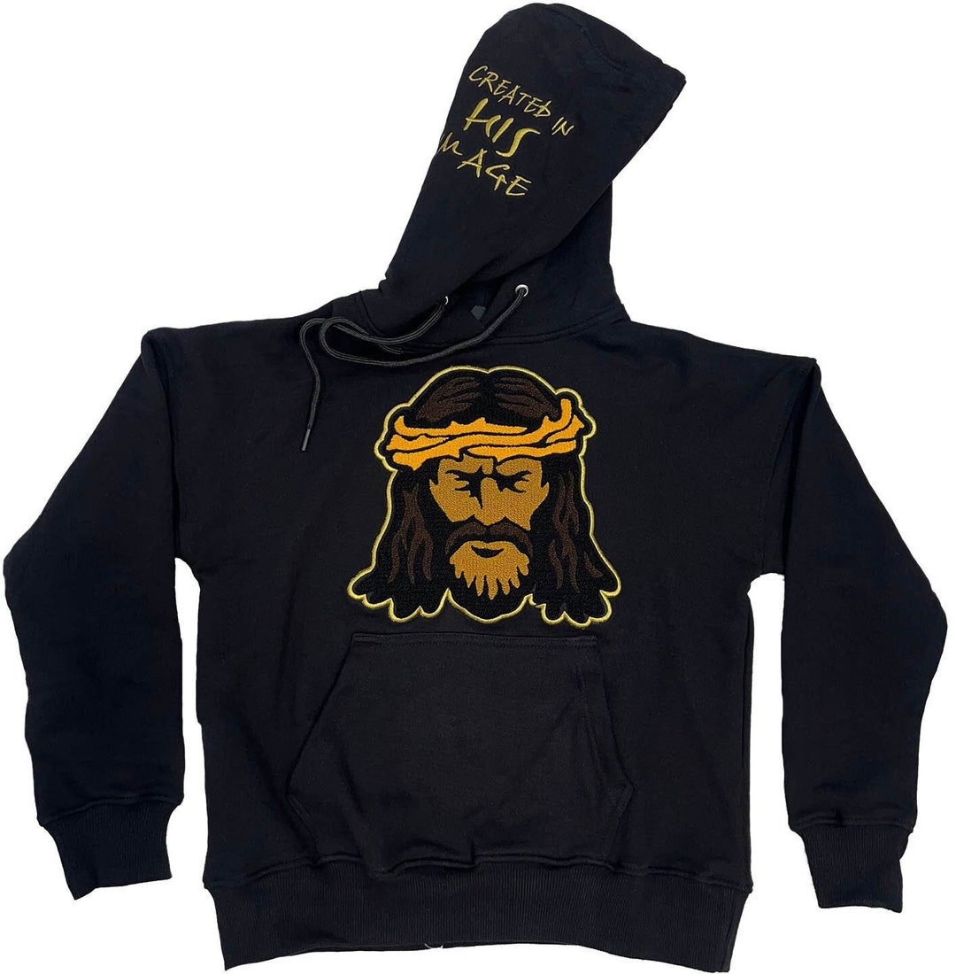 Black Jesus Hoodie - Etsy