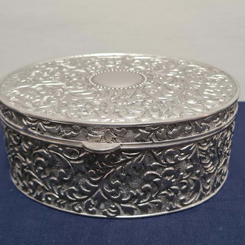 Silver Jewelry Box - Etsy