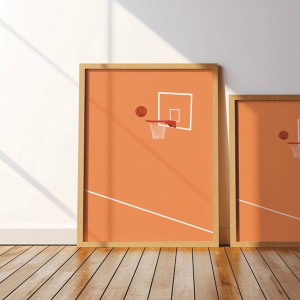 Basketball Poster Wall Art - Etsy
