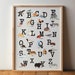 X Letter Poster DIN A4 Art Print Minimal Modern Wall - Etsy