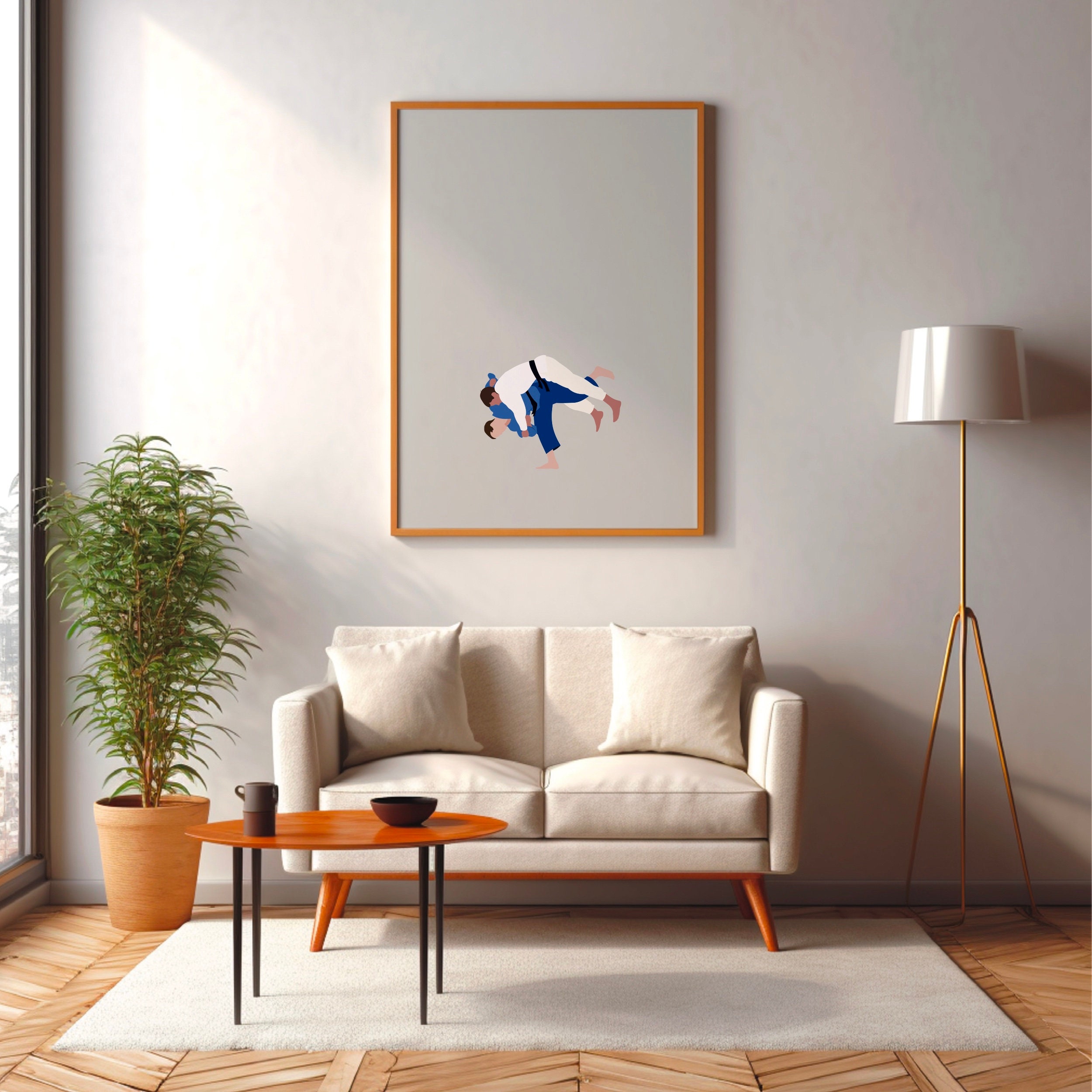 Judo Poster Sports Friends Sports Poster Art, Print, Minimal, Modern ...