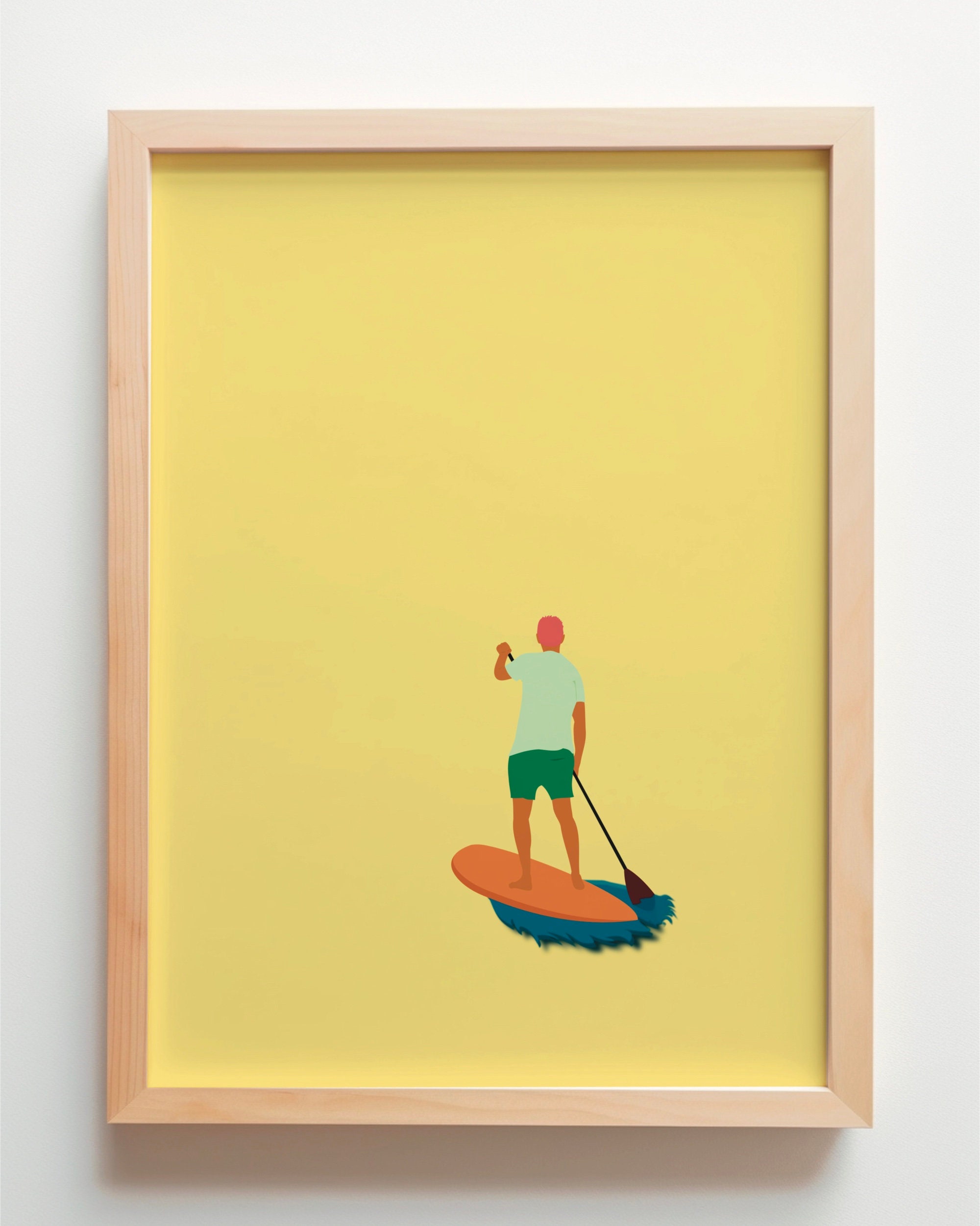 Stand up Paddle / SUP Poster Sport Poster Art, Print, Minimal, Modern ...