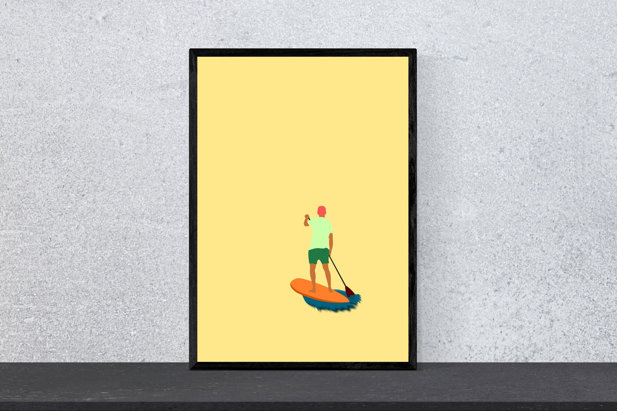 Stand up Paddle / SUP Poster Sport Poster Art, Print, Minimal, Modern ...