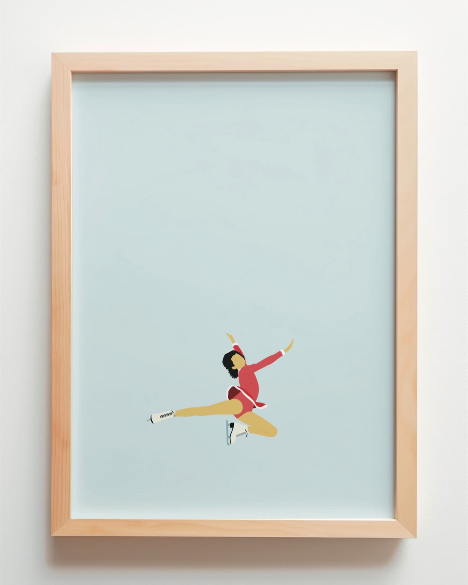 Figure Skater Poster - Sports Poster Figure Skating Ice Skating - Art ...