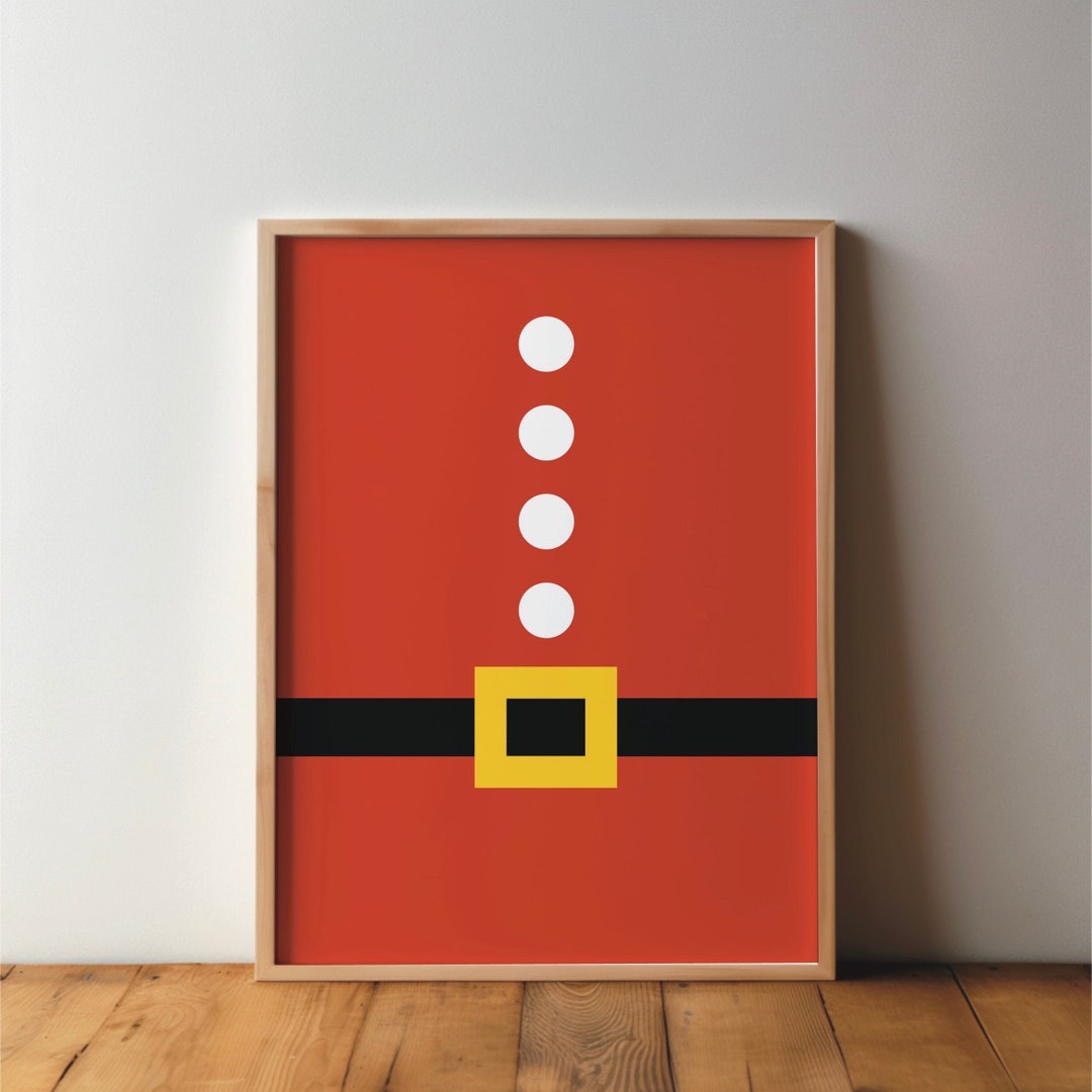 Christmas Poster Santa Claus Poster Christmas A4 A3 - Etsy