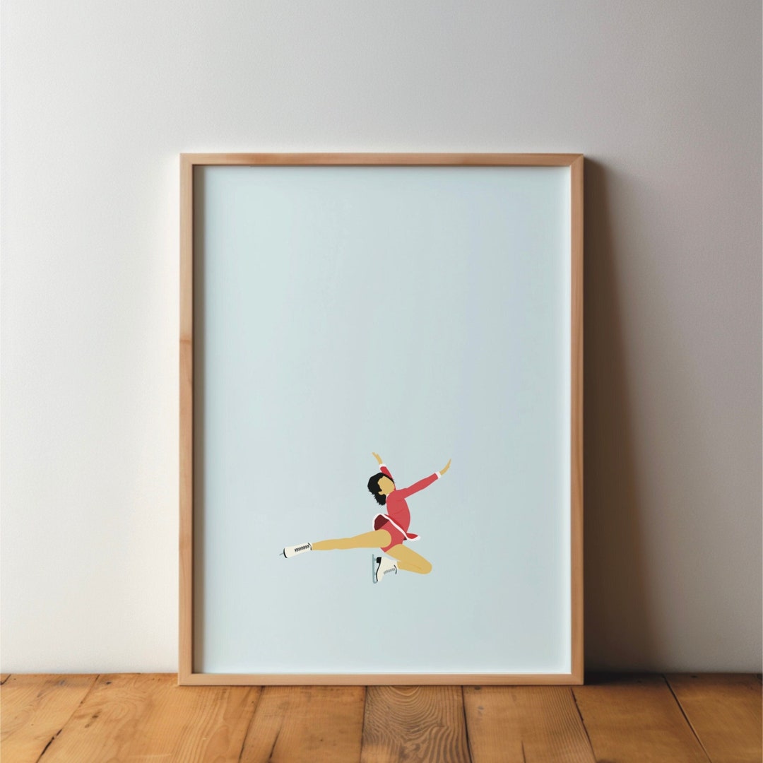 Figure Skater Poster - Sports Poster Figure Skating Ice Skating - Art ...