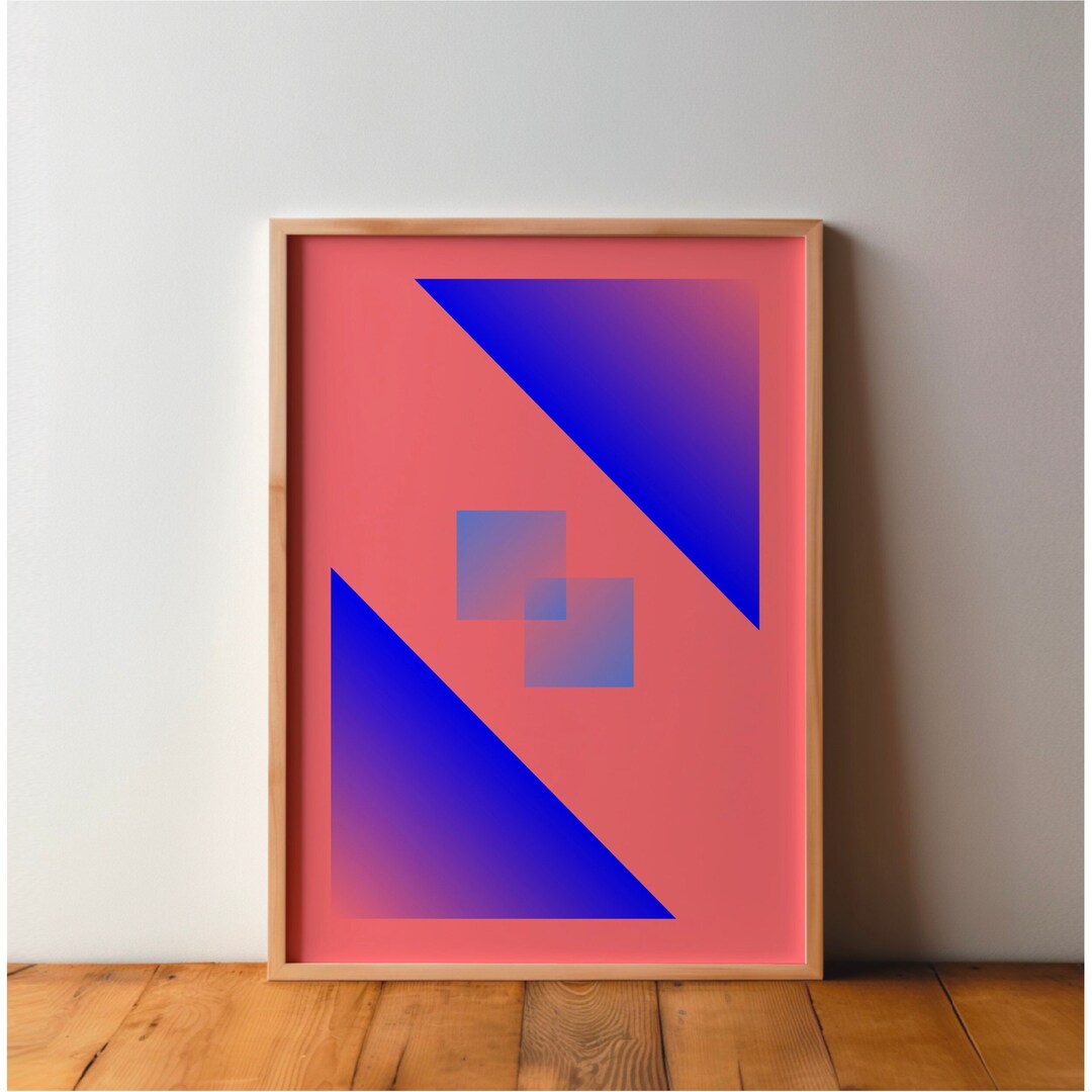 Abstract Art 22 Poster, Picture, Mid Century, Art Deco, Retro, Modern ...
