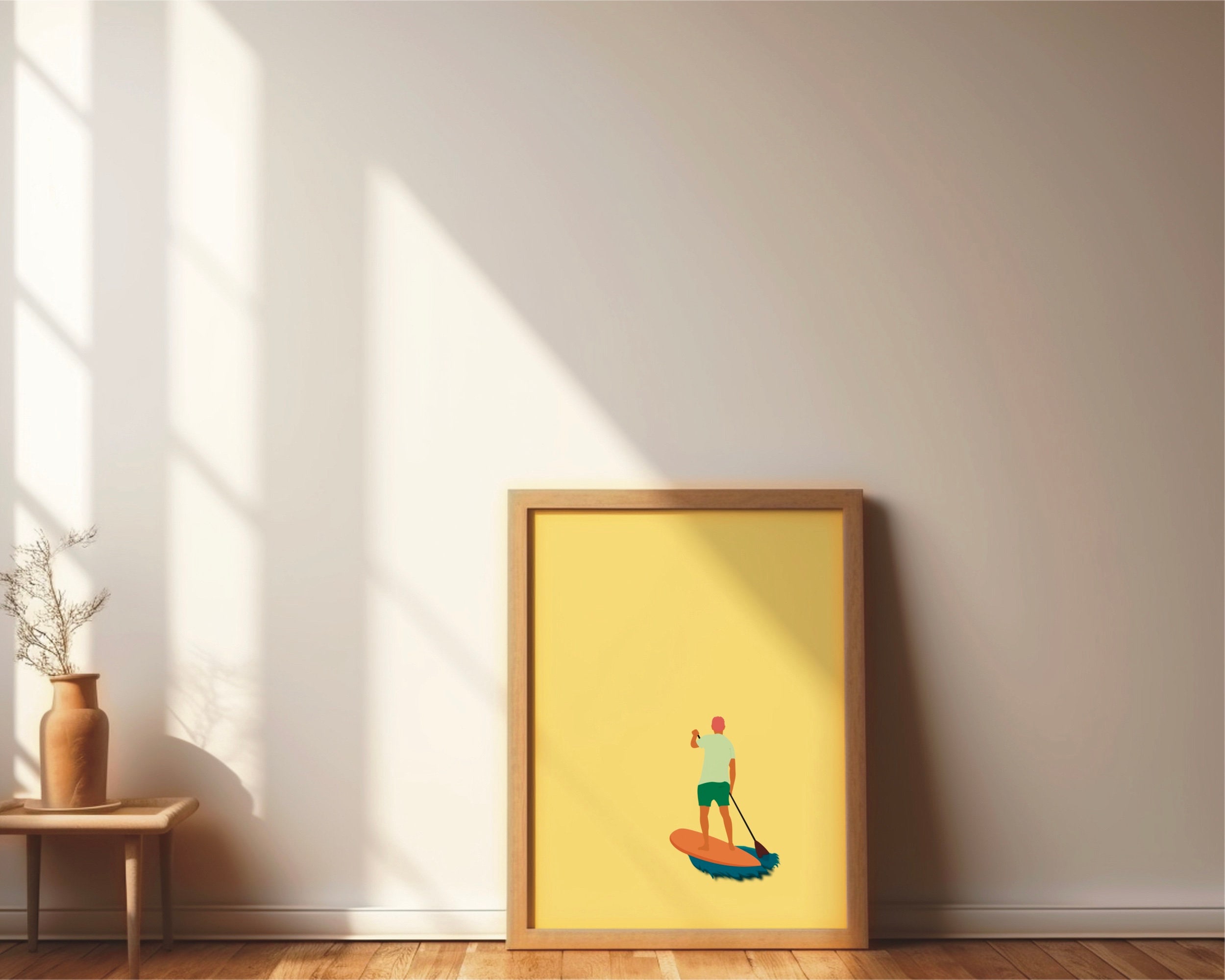 Stand up Paddle / SUP Poster Sport Poster Art, Print, Minimal, Modern ...